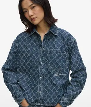 KL JEANS Jeans Argyle Denim Shirt