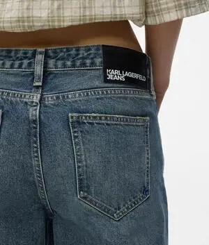 KL JEANS Jeans Distressed Relaxed Fit Mid-rise Jeans