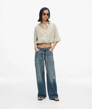 KL JEANS Jeans Distressed Relaxed Fit Mid-rise Jeans