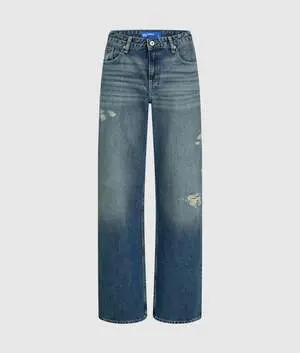 KL JEANS Jeans Distressed Relaxed Fit Mid-rise Jeans
