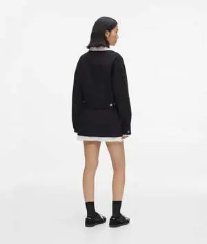 KL JEANS Jeans Black And White Canvas Mini Skirt