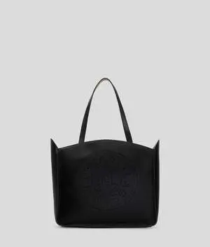 Karl Lagerfeld K/circle Medium Tote Bag - Black
