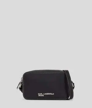 KL JEANS Jeans Metal Logo Camera Bag - Black