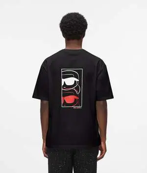 Karl Lagerfeld Ikon Fusion T-shirt - Black