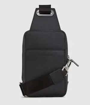 Karl Lagerfeld K/monogram Sling Bag In Smooth Cow Leather