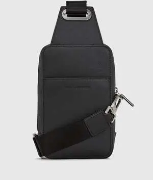 Karl Lagerfeld K/monogram Sling Bag In Smooth Cow Leather