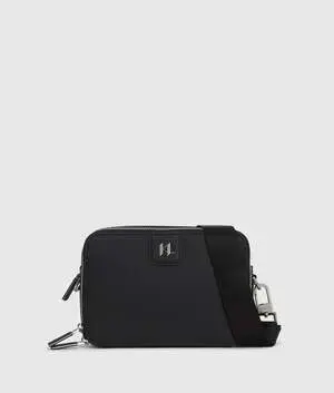 Karl Lagerfeld Karl Lagerfeld K/Monogram Camera Bag In Smooth Leather Black