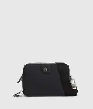 Karl Lagerfeld K/monogram Camera Bag In Smooth Leather - Black