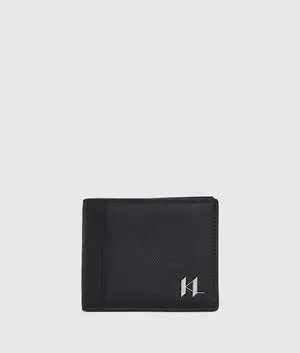 Karl Lagerfeld K/monogram Leather Wallet - Black