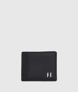 Karl Lagerfeld K/monogram Leather Wallet - Black