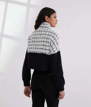 Karl Lagerfeld Bouclé Sweat Jacket
