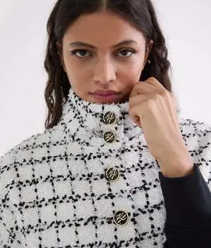 Karl Lagerfeld Bouclé Sweat Jacket