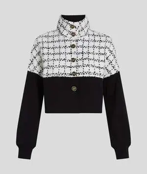 Karl Lagerfeld Bouclé Sweat Jacket