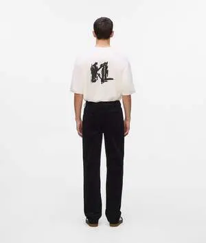 Karl Lagerfeld Corduroy Straight Leg Pants