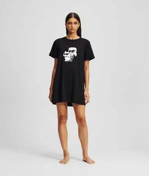 Karl Lagerfeld Organic Cotton Ikon T-shirt Dress