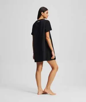 Karl Lagerfeld Organic Cotton Ikon T-shirt Dress