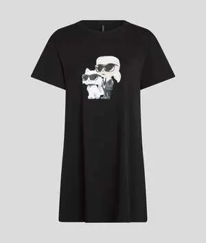 Karl Lagerfeld Organic Cotton Ikon T-shirt Dress