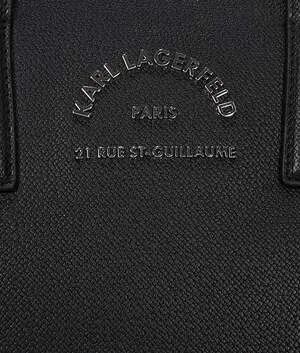 Karl Lagerfeld Rue St-guillaume Metal Satchel Bag