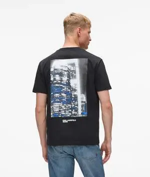 KL JEANS Cityscape T-shirt - Black