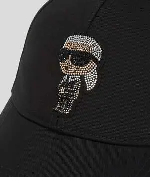 Karl Lagerfeld Ikon Rhinestones Cap