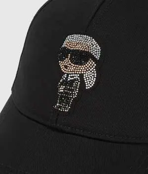 Karl Lagerfeld Ikon Rhinestones Cap