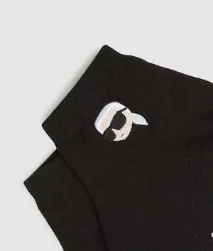 Karl Lagerfeld Ikon Short Socks 3-pack - Black