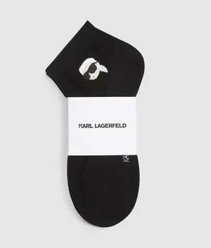 Karl Lagerfeld Ikon Short Socks 3-pack - Black