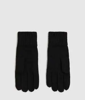 Karl Lagerfeld Logo Knitted Gloves