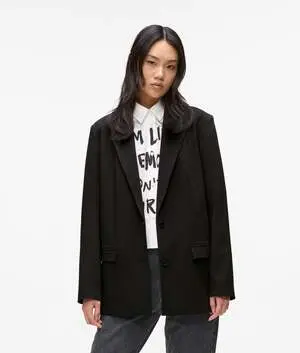 KL JEANS Jeans Tailored Blazer With Statement Quote