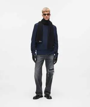 KL JEANS Jeans Relaxed Rollneck Sweater In Cotton