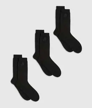 Karl Lagerfeld Kameo Socks 3-pack - Black