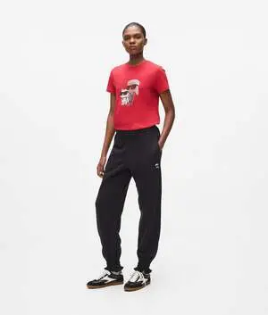 Karl Lagerfeld Ikon Cinched Sweatpants - Black