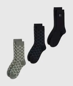 Karl Lagerfeld Monogram Socks 3-pack - Multi