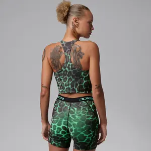 JORDAN Sport Dri-fit Cropped Top With Racerback And All-over Print