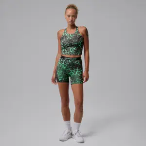 JORDAN Sport Dri-fit Cropped Top With Racerback And All-over Print