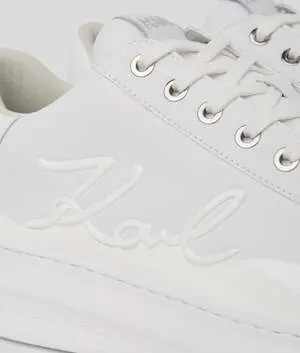 Karl Lagerfeld Signature Kapri Sneakers - White