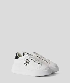 Karl Lagerfeld Ikon Nft Kapri Leather Sneakers - White