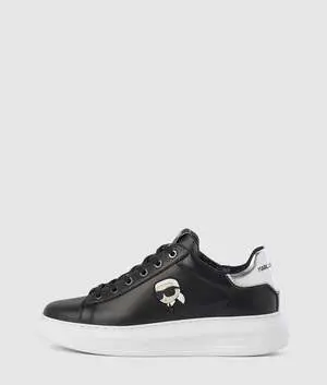 Karl Lagerfeld Ikon Nft Kapri Sneakers In Smooth Leather - Black