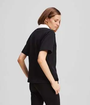 Karl Lagerfeld Signature Polo Shirt