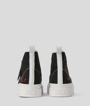 Karl Lagerfeld X Disney Donald Duck High-top Sneakers