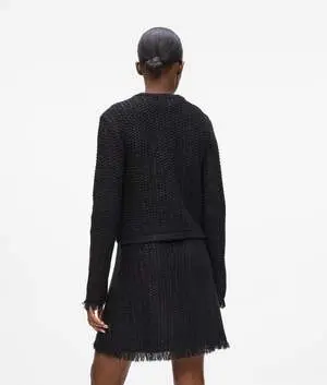 Karl Lagerfeld Textured Knit Cardigan