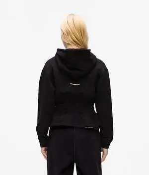 Karl Lagerfeld Ikon Cinched Zip Hoodie