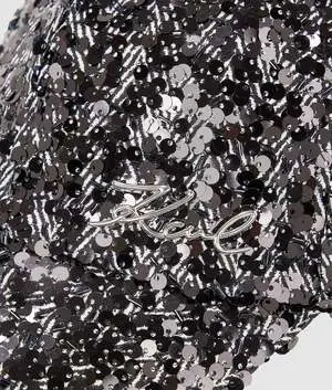 Karl Lagerfeld Sequin Baseball Cap