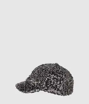 Karl Lagerfeld Sequin Baseball Cap