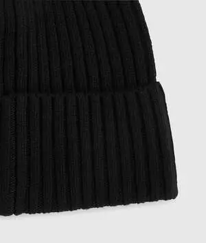 KL JEANS Jeans Logo Patch Ribbed Beanie