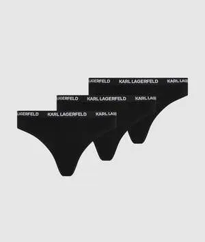 Karl Lagerfeld Logo Brief – 3-pack - Black