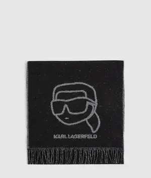 Karl Lagerfeld Ikon Scarf - Black