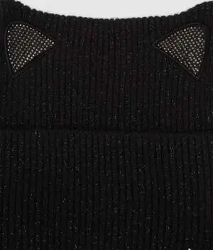 Karl Lagerfeld Choupette Beanie With Studded Cat Ears
