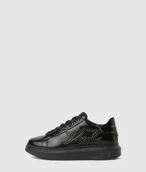 Karl Lagerfeld Signature Kapri Sneakers - Black