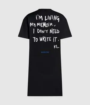 KL JEANS Jeans Organic Cotton Quote T-shirt Dress